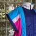 New Retro Wave Race Car Windbreaker Neon Pink Blue and Purple With ...