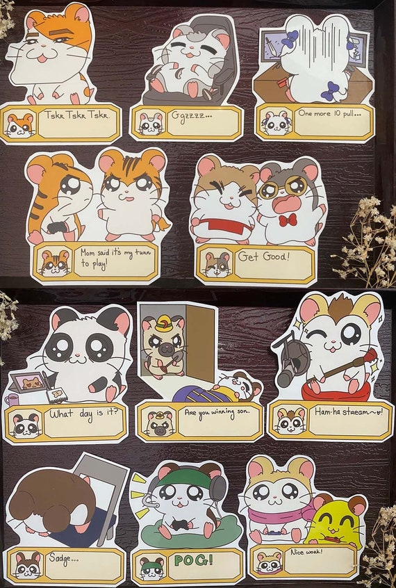 Hamtaro Meme Vinyl Stickers - Etsy