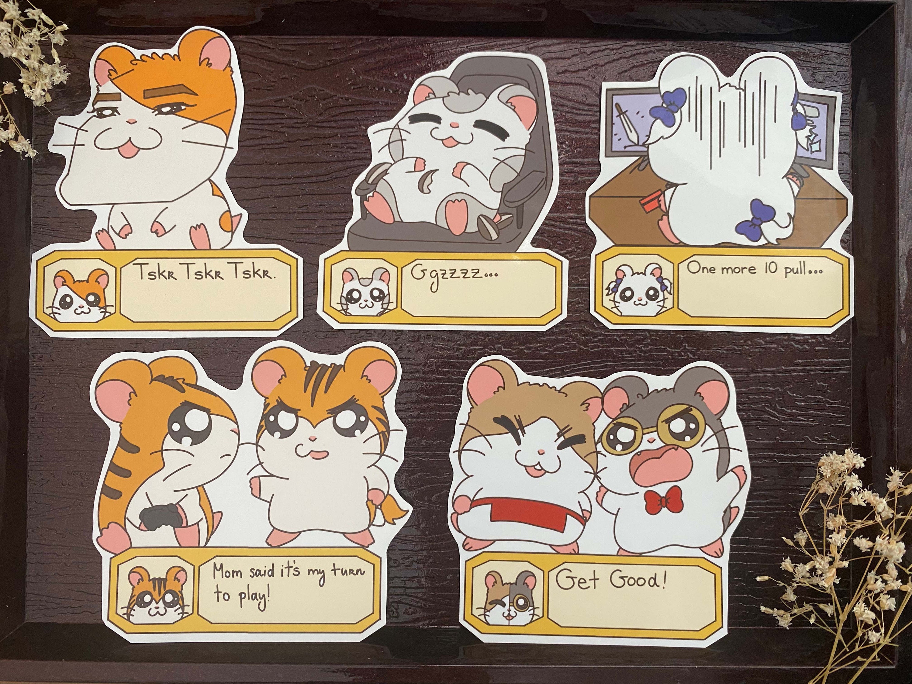 Hamtaro Meme Vinyl Stickers - Etsy