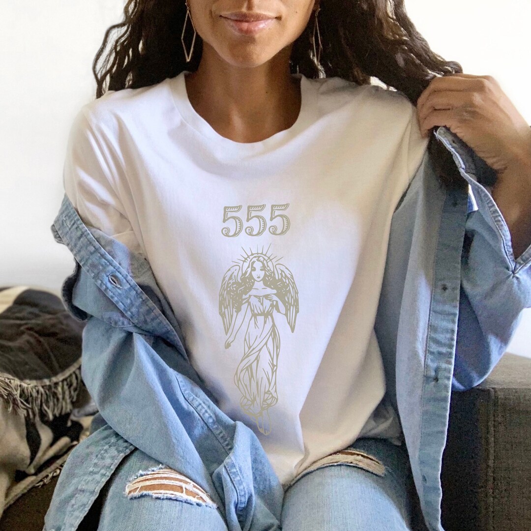 Angel Number 555 Shirt Angel Aesthetic Clothing Angel Core Shirt ...