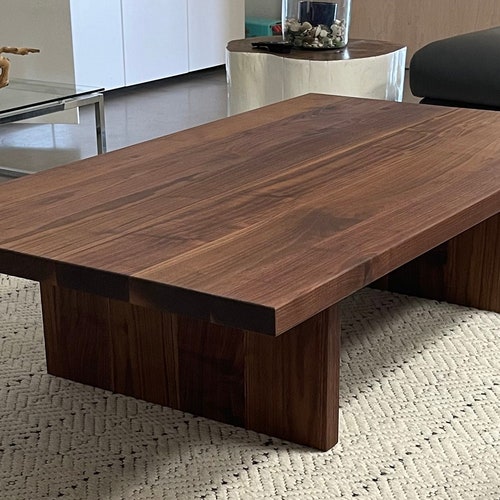 Live-edge Wood Table Walnut Slab Wood Coffee Table - Etsy