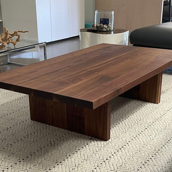 Walnut Coffee Table - Etsy