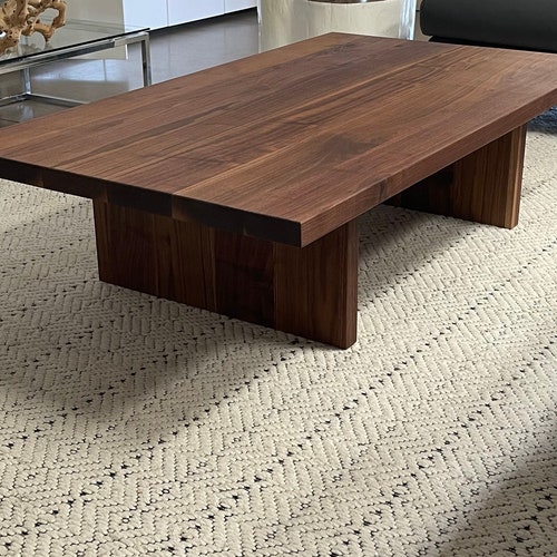 Solid Walnut Coffee Table - Etsy