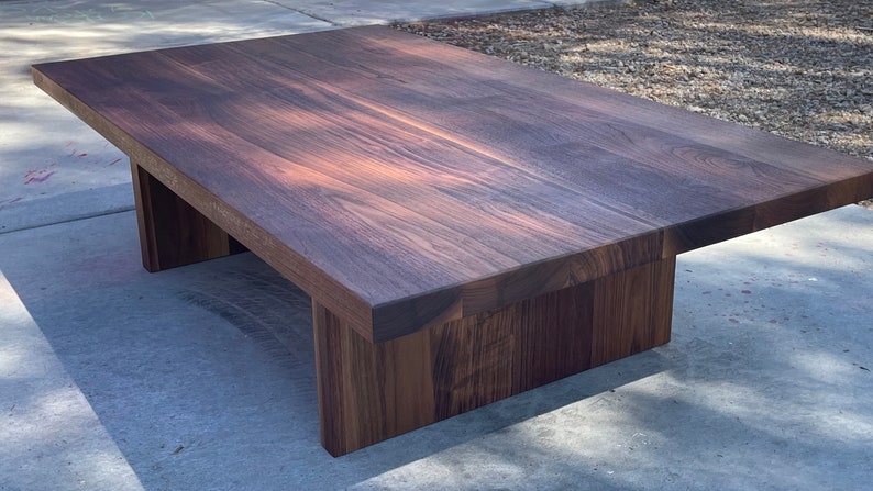 Solid Walnut Coffee Table - Etsy