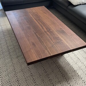 Solid Walnut Coffee Table - Etsy