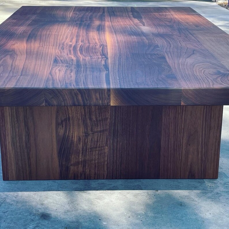 Solid Walnut Coffee Table - Etsy