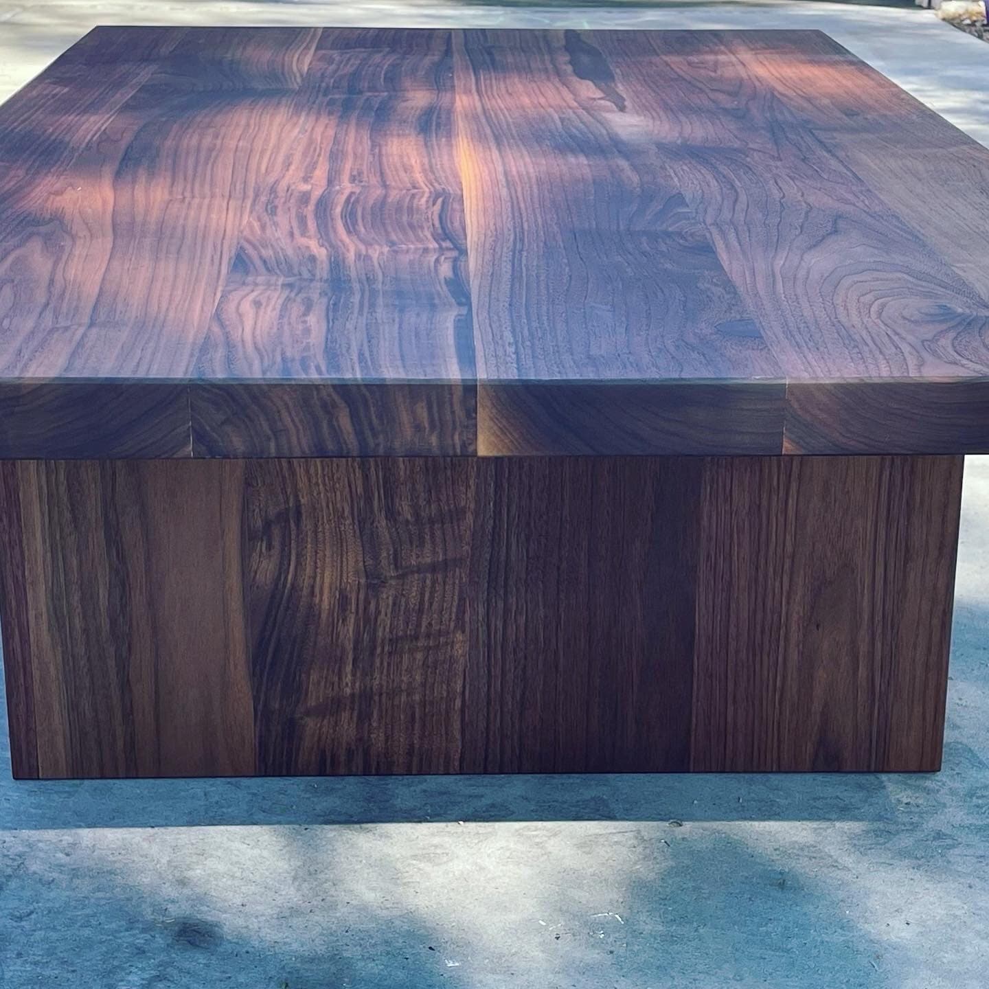 Solid Walnut Coffee Table - Etsy