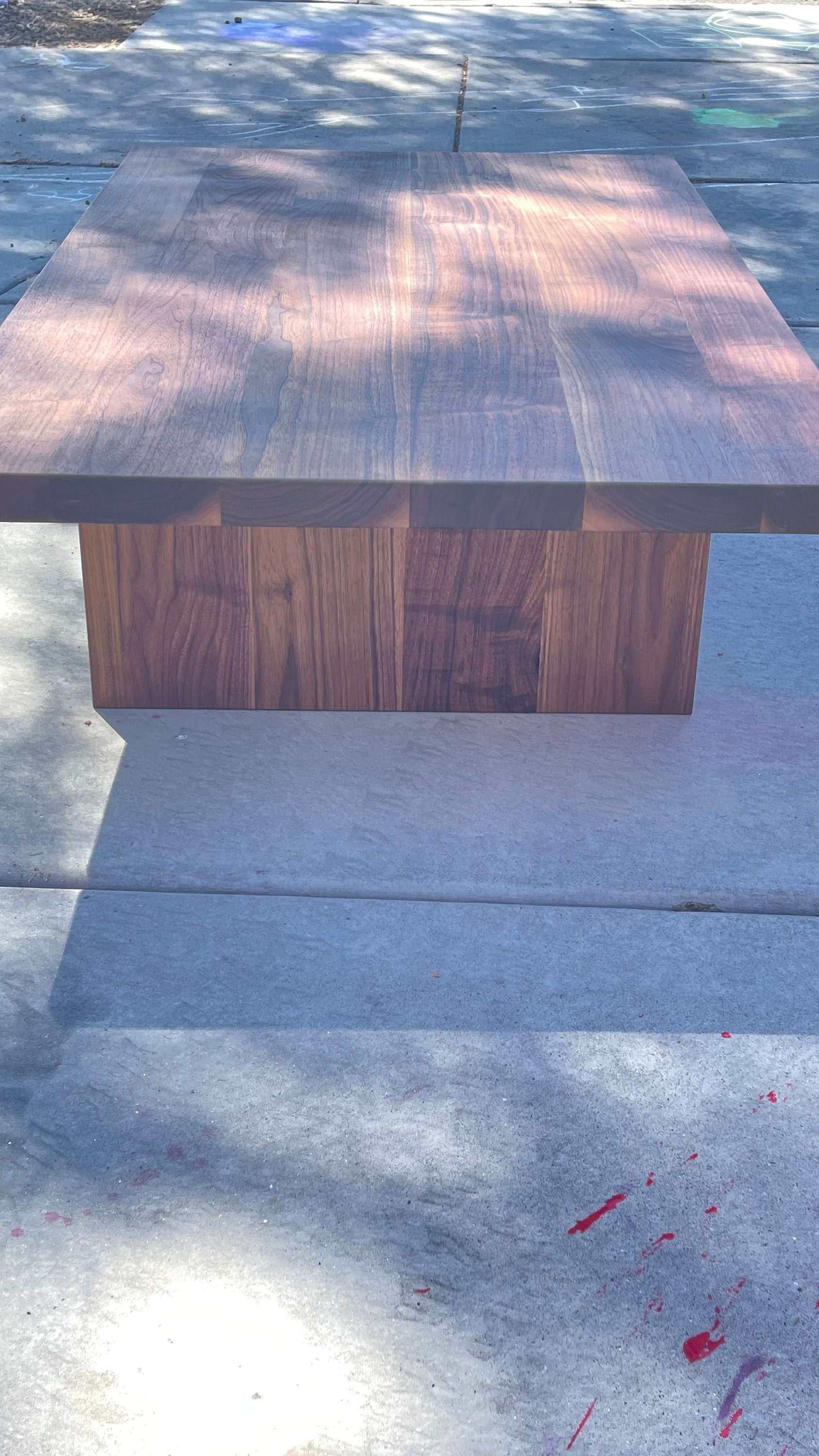 Solid Walnut Coffee Table - Etsy