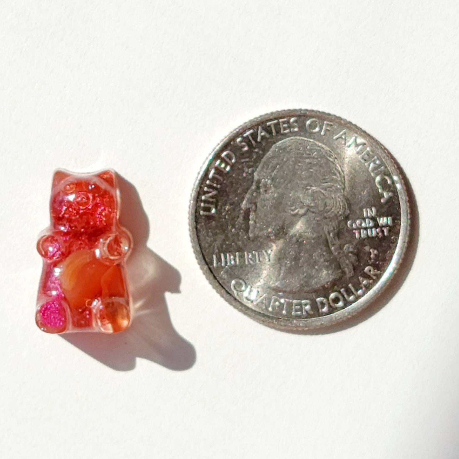 Rainbow Crystal Gummy Bear Figurine, Chakra Crystals, Resin Art ...