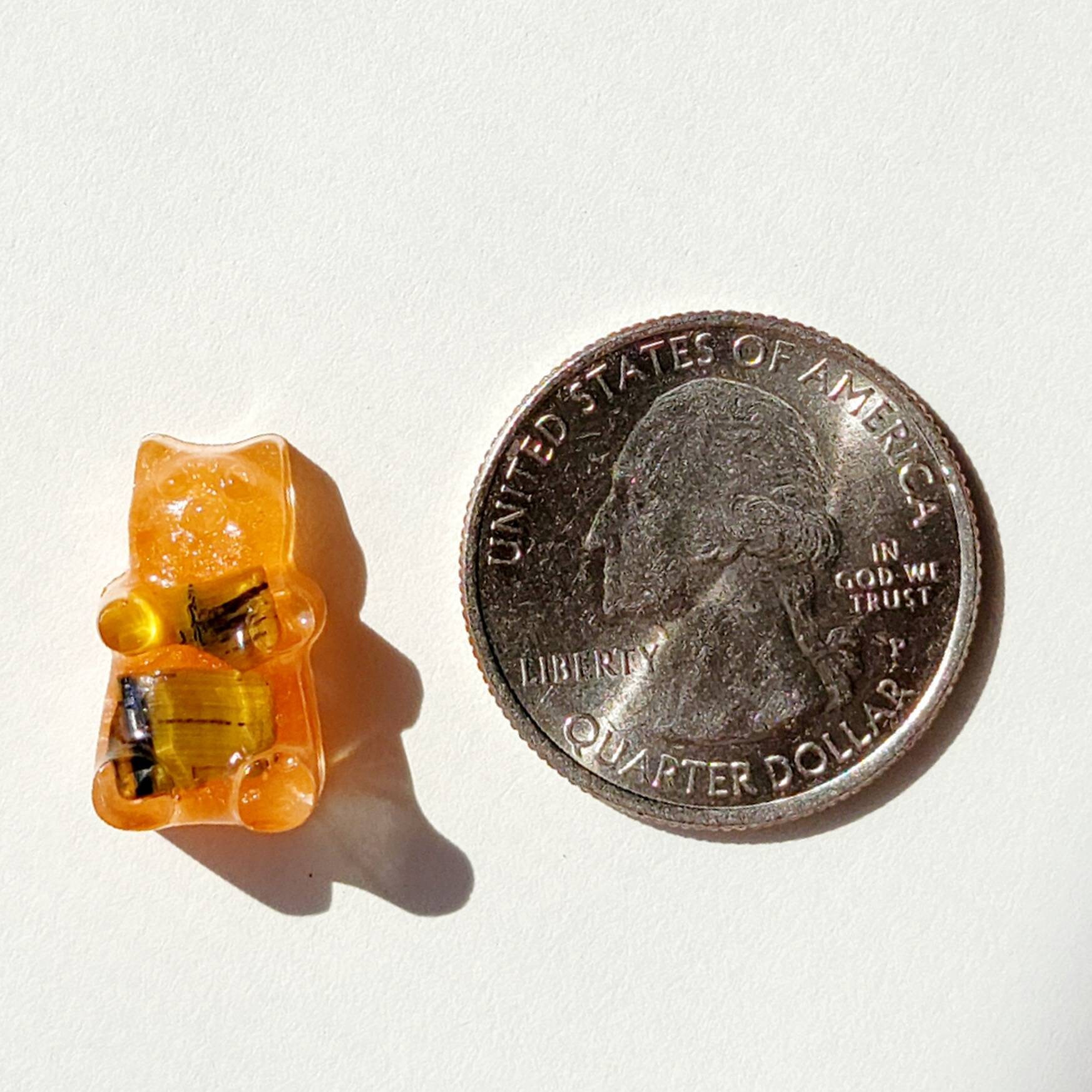 Rainbow Crystal Gummy Bear Figurine, Chakra Crystals, Resin Art ...
