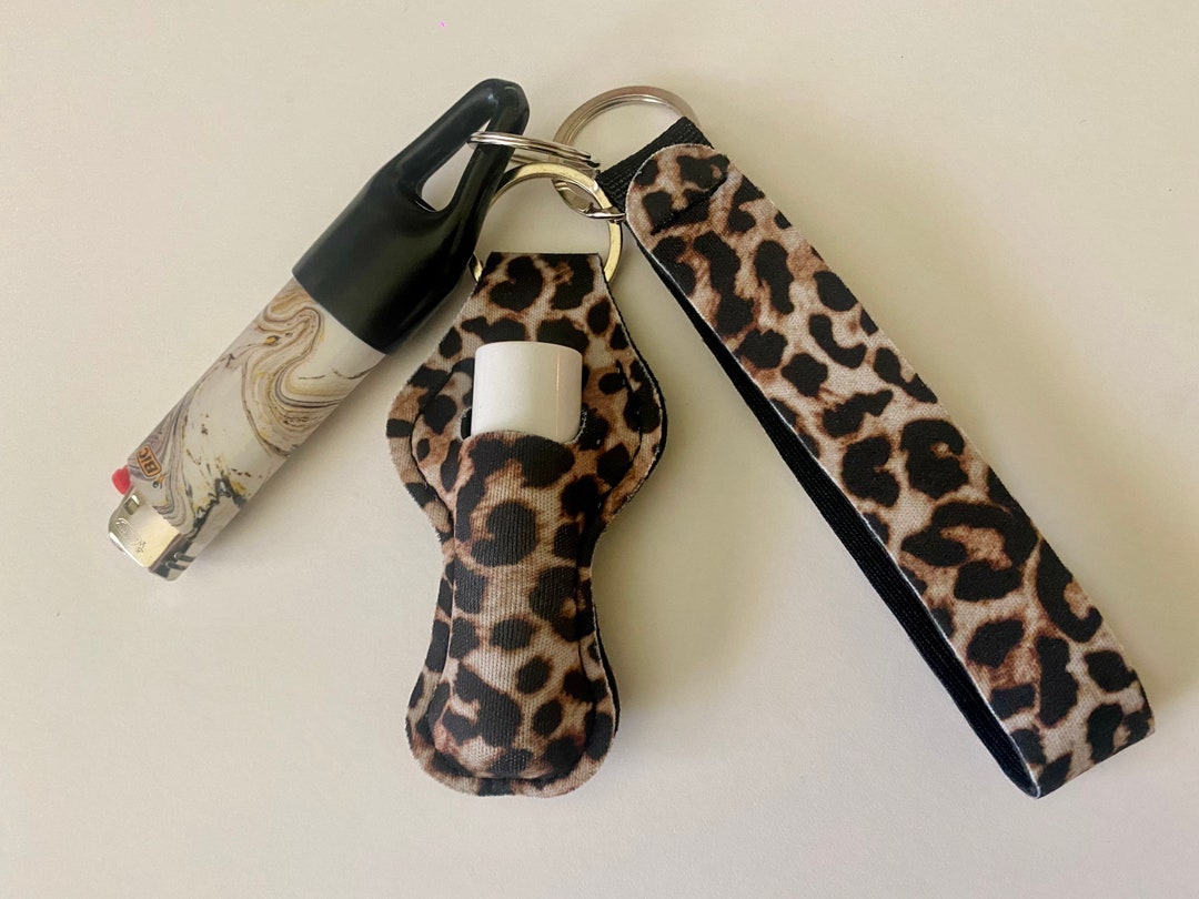 Cheetah Lighter Lanyard W/ Pouch lighter Not Included Stoner Gifts 420 ...