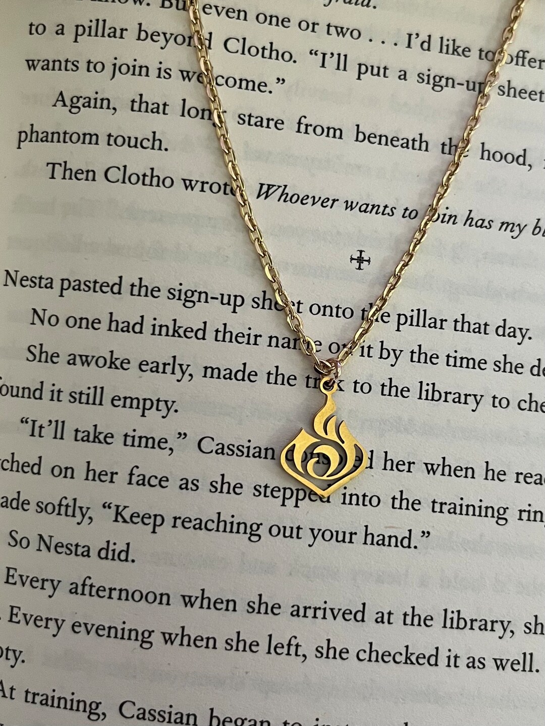 The Nesta Necklace ACOTAR Inspired Jewelry Booktok - Etsy