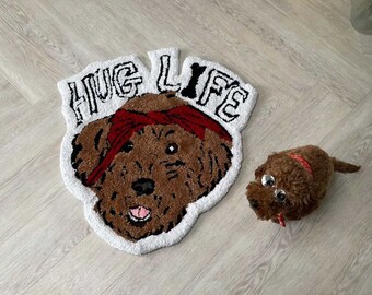 Tufted Dog Rug | Etsy