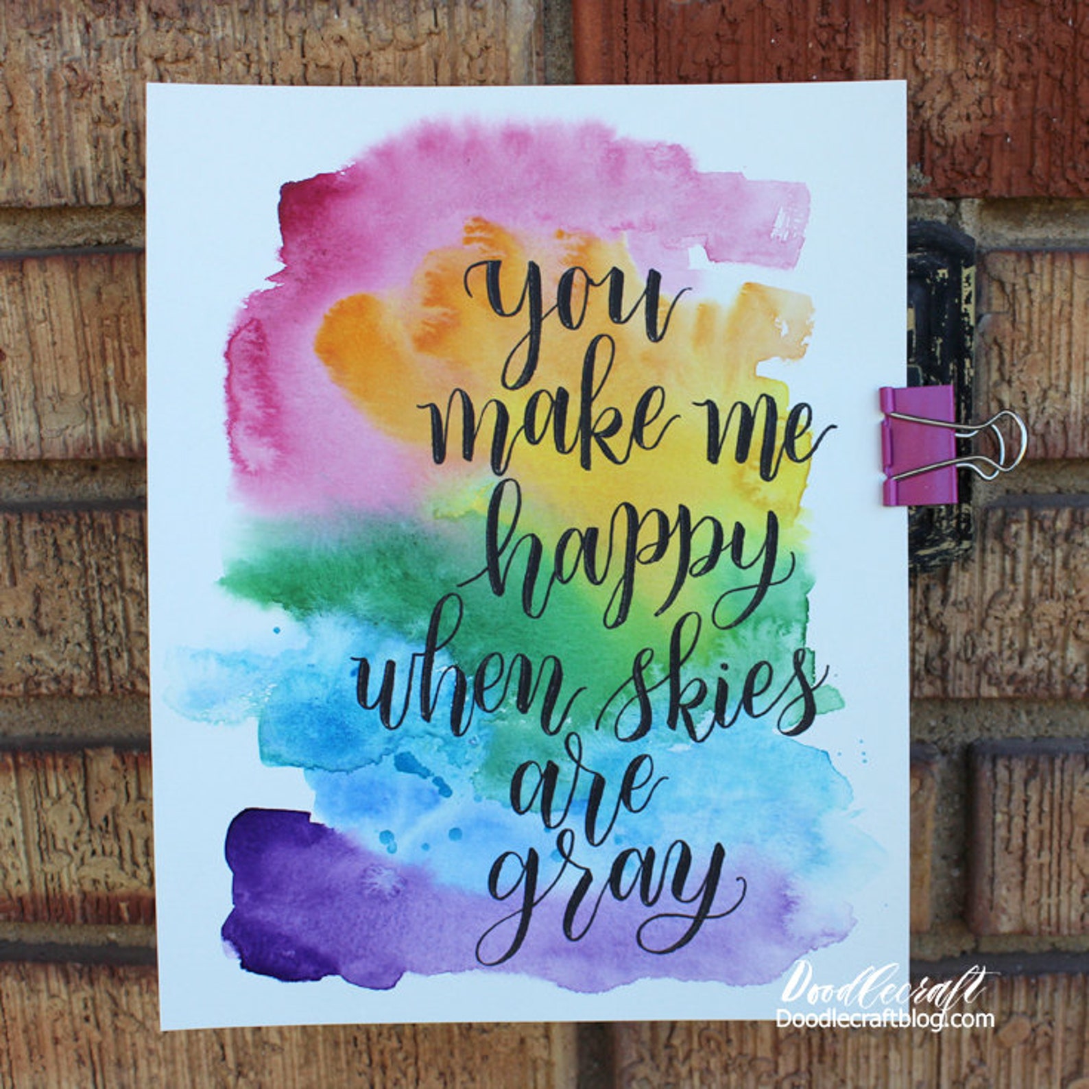 Custom Watercolour Poster Any Design Any Colour Combination A4 - Etsy