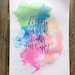 Custom Watercolour Poster Any Design Any Colour Combination A4 - Etsy