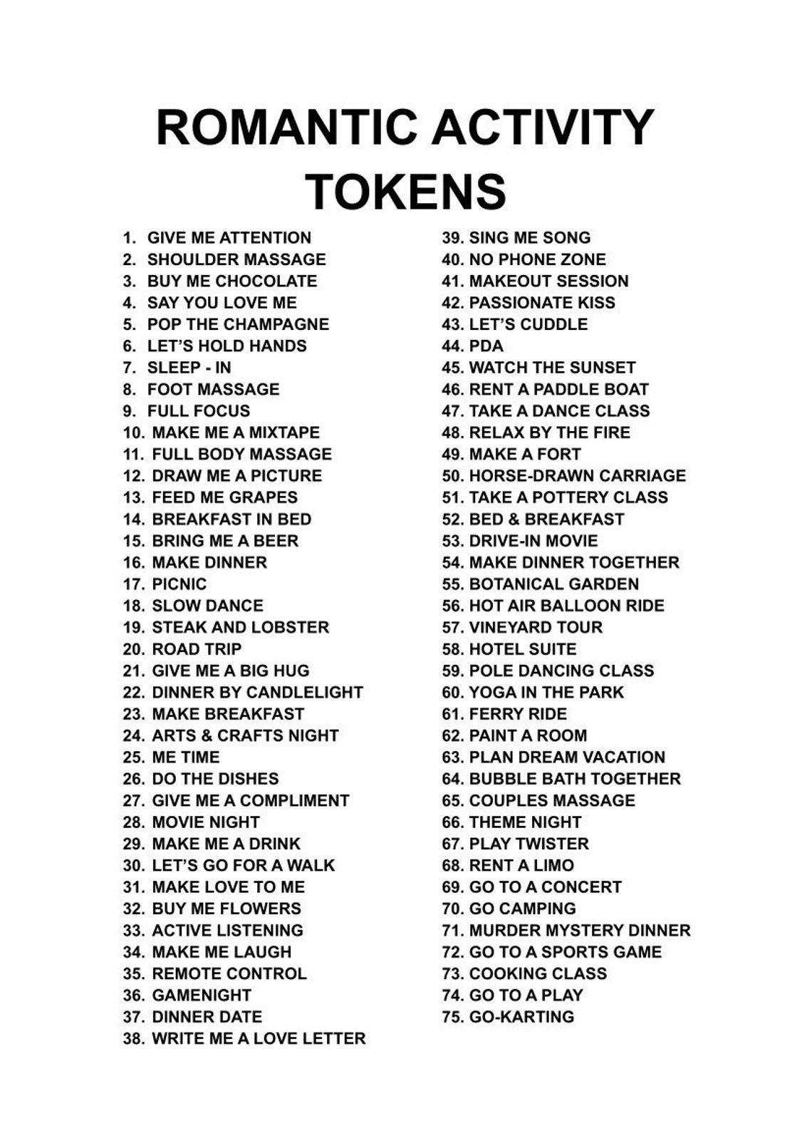 Naughty Tokens Kinky Fun Tokens - Etsy