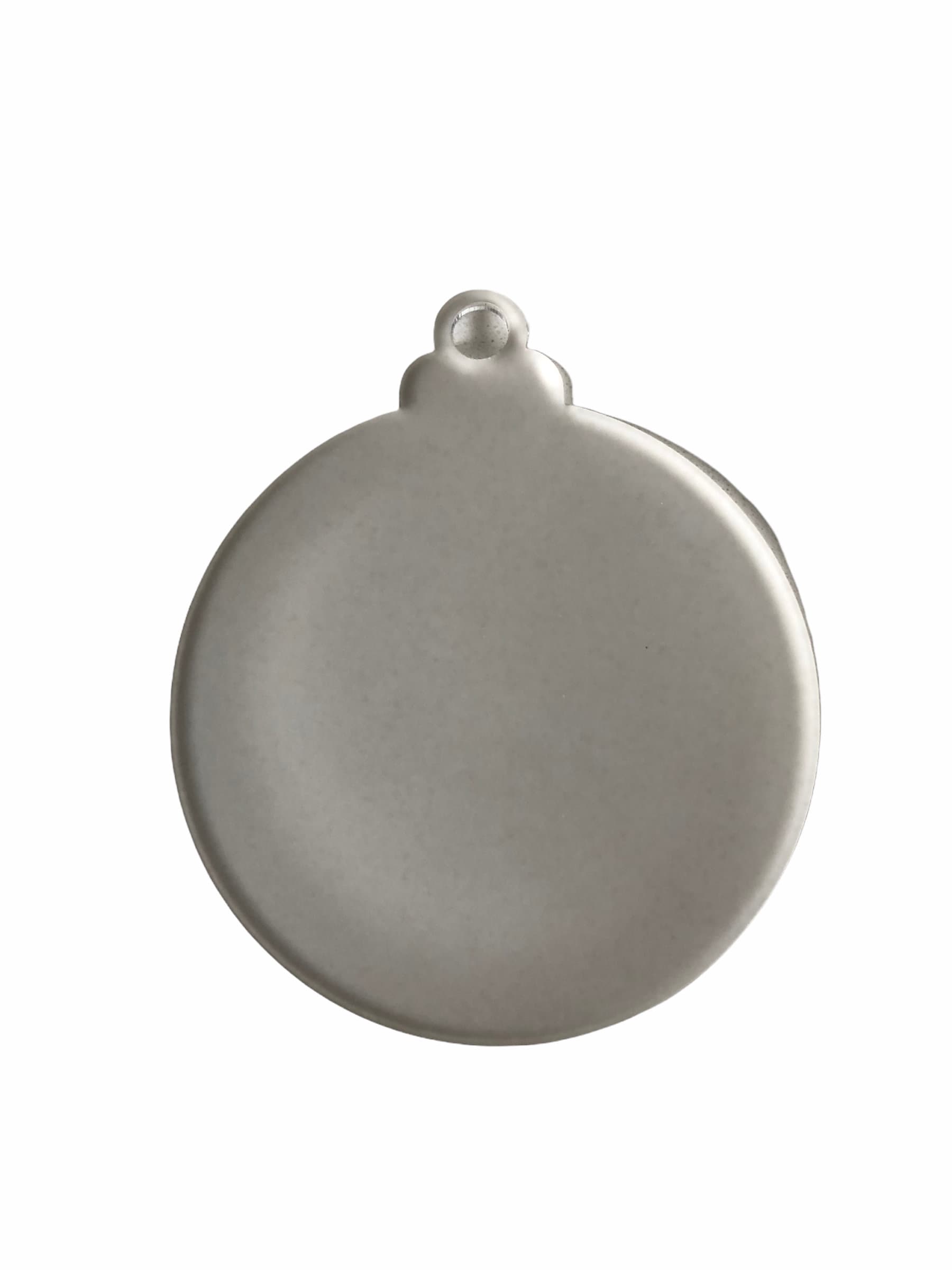 Acrylic Round Ornament Blanks Christmas Ornament Blanks | Etsy