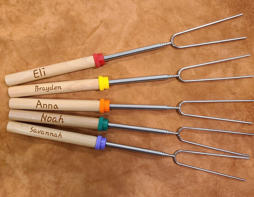 Personalized Smores Roasting Sticks Skewer Gifts for Toasting ...