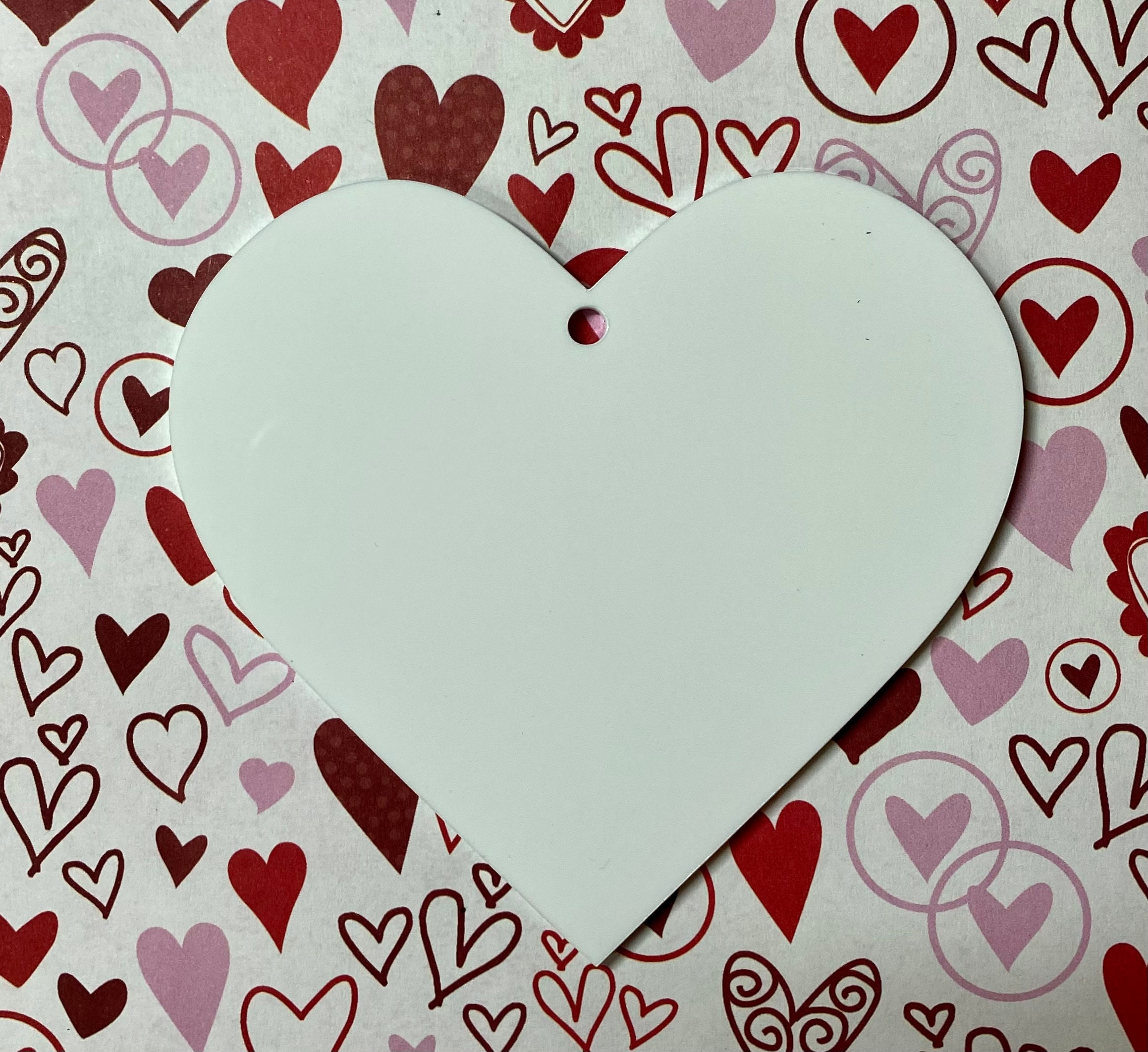 Heart Acrylic Blanks Valentine Hearts With or Without - Etsy