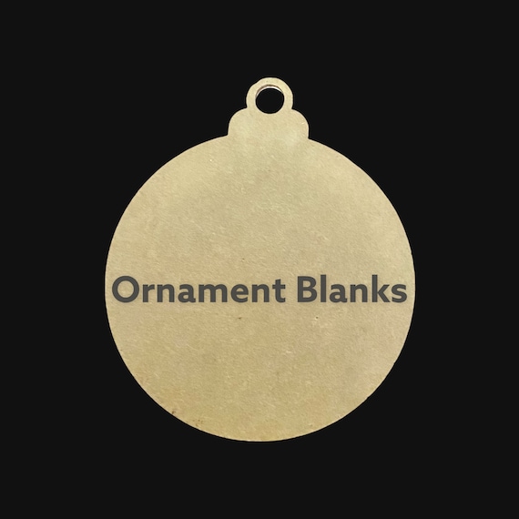 Acrylic Round Ornament Blanks Christmas Ornament Blanks | Etsy
