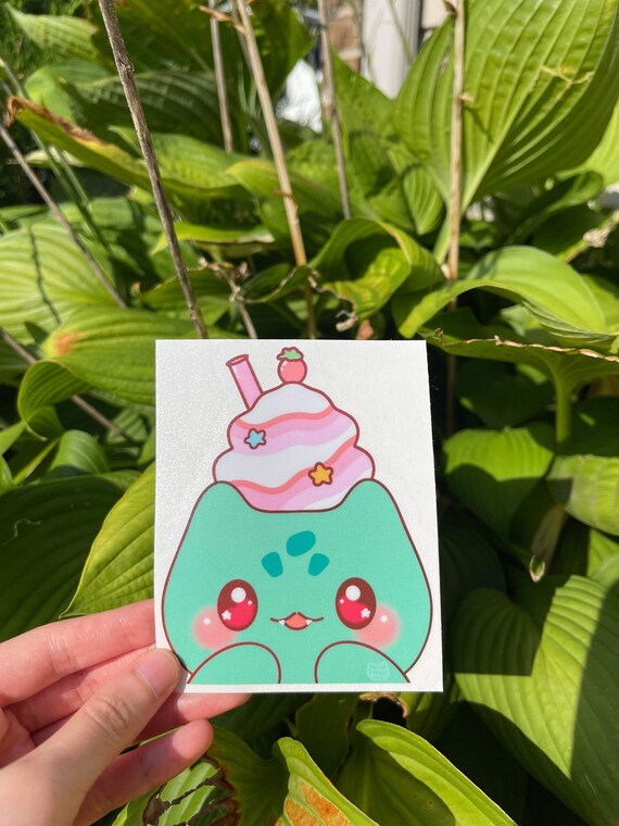 Kawaii Bulbasaur Peeker Car Decal - Etsy