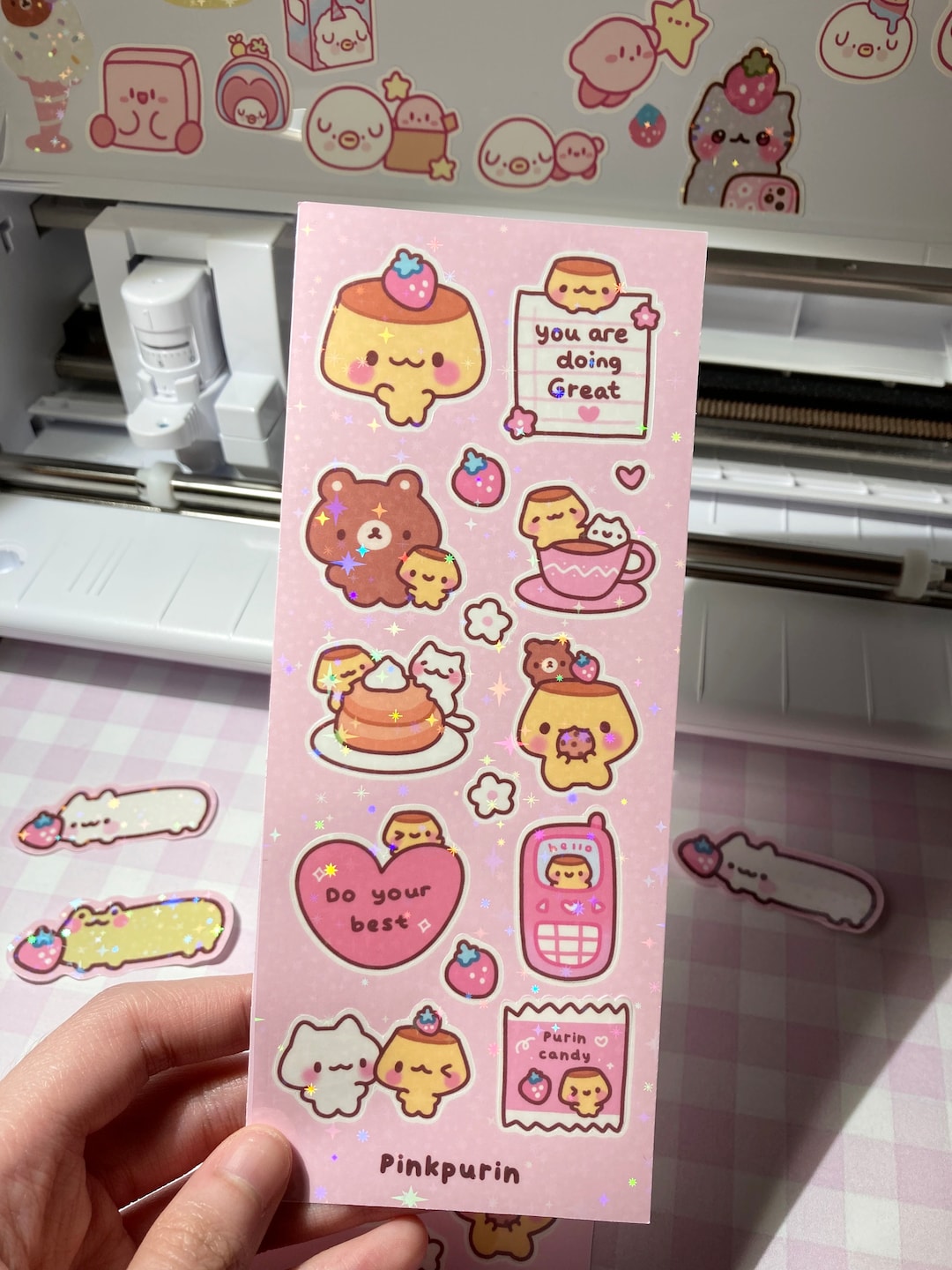 Purin Sticker Sheet - Etsy