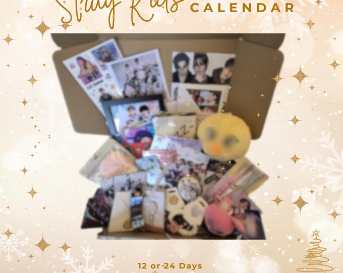 Stray Kids Gift Box K-pop Fan Set With Tumbler, Flat-back Charms, Pins ...