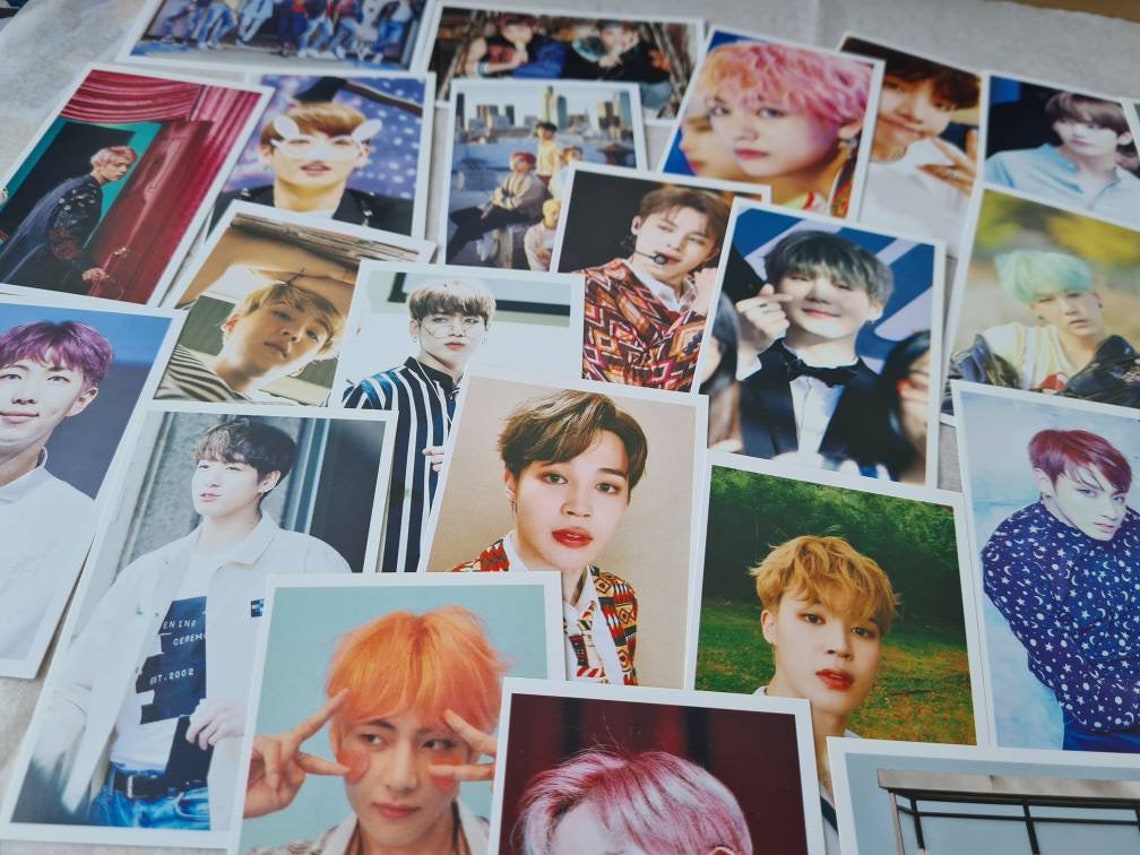 BTS KPOP Photo Gift Set / Photocards and Prints - Etsy