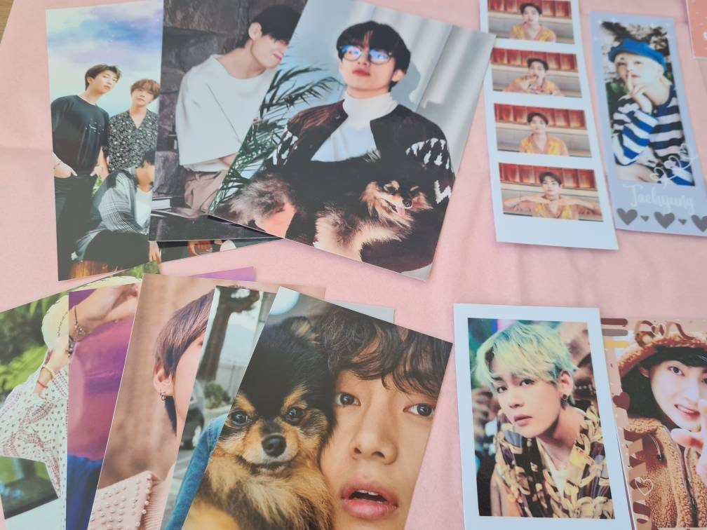 BTS Bias Pack Photocards / Prints Stickers Polaroids and | Etsy