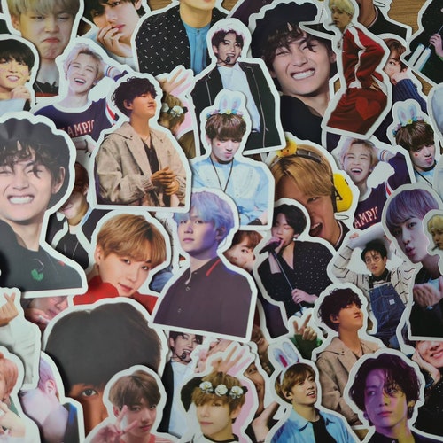 Paper Stickers Stickers, Labels & Tags Meme Version 14 pack BTS OT7 ...