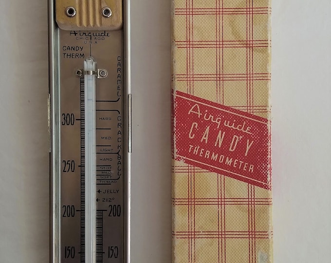 Vintage Candy Thermometer by Airguide Deep Fry Thermometer Paddle ...