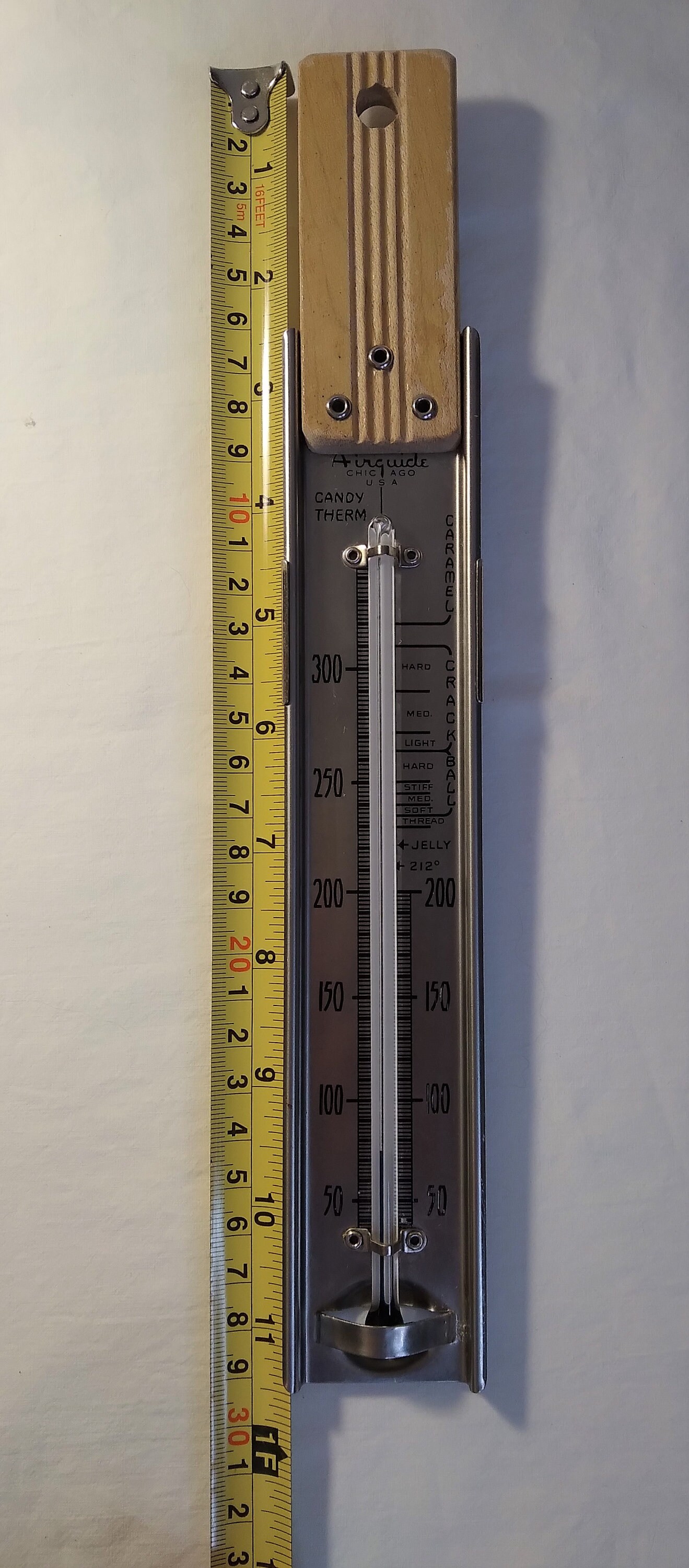 Vintage Candy Thermometer by Airguide Deep Fry Thermometer - Etsy