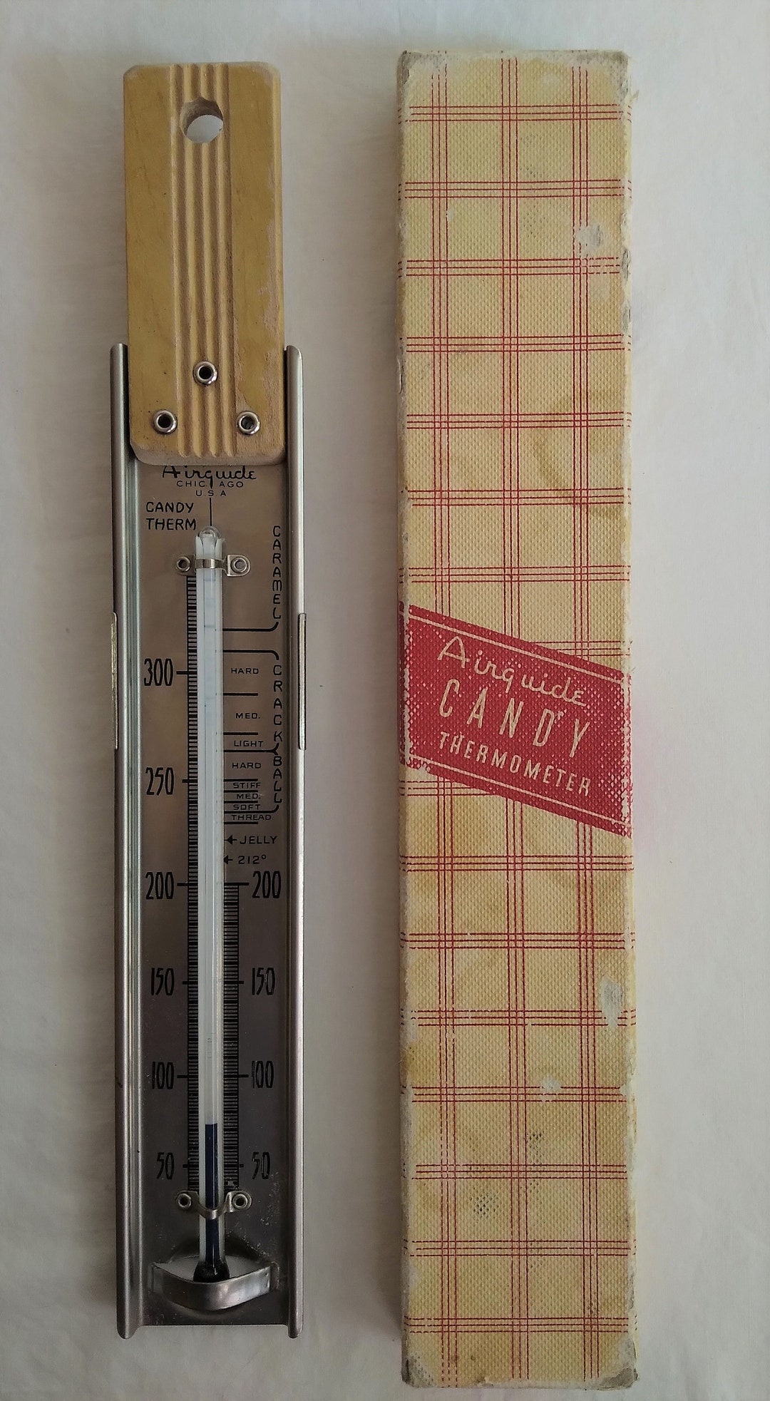 Vintage Candy Thermometer by Airguide Deep Fry Thermometer - Etsy