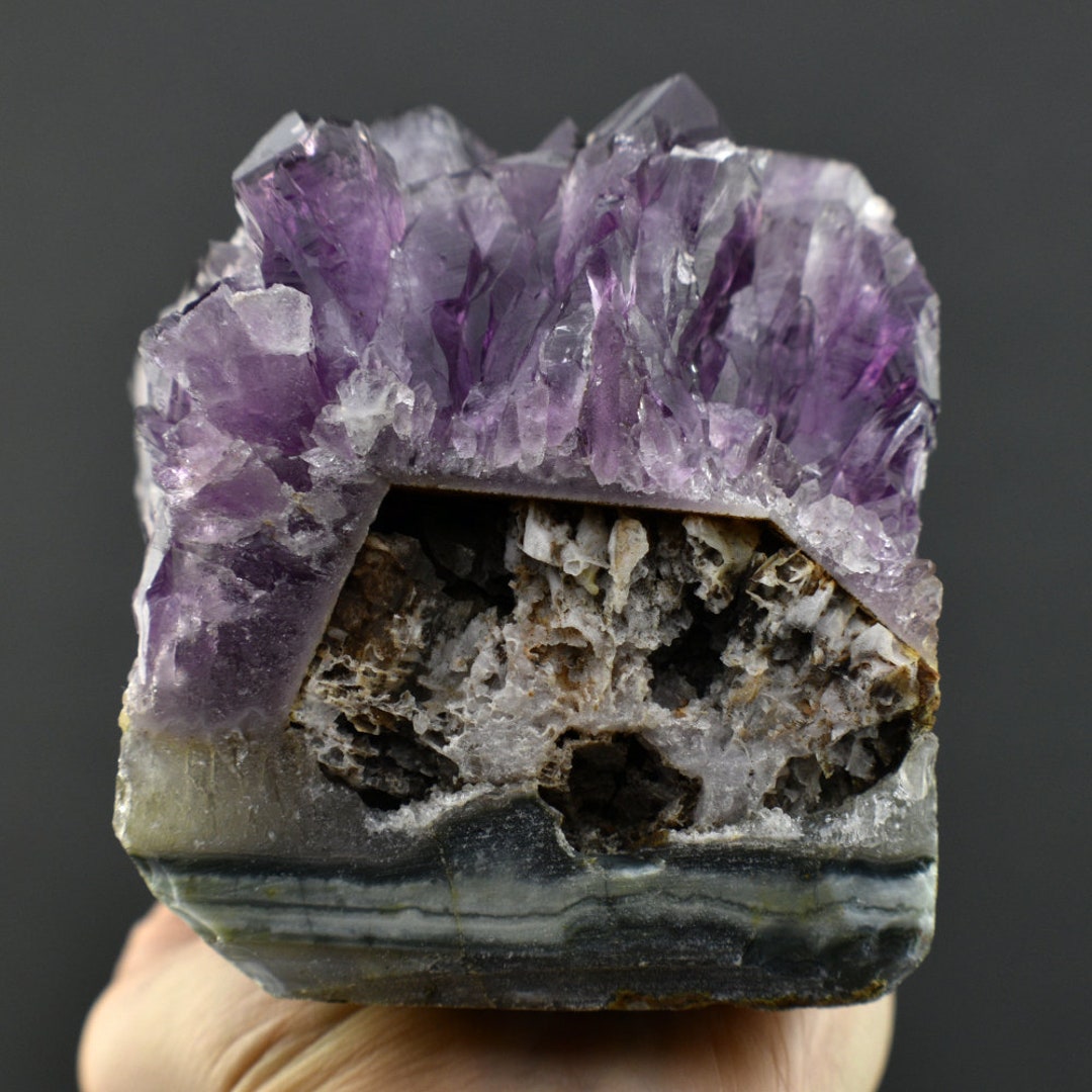 Amethyst Extra-size Pointy Cut Base Specimen 2.95lbs - Etsy