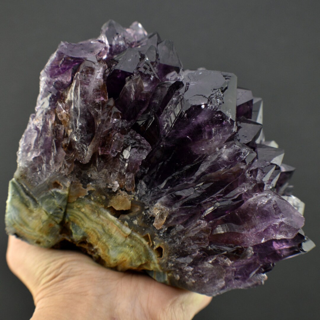 Amethyst Extra-size Pointy Cut Base Specimen 2.89lbs - Etsy