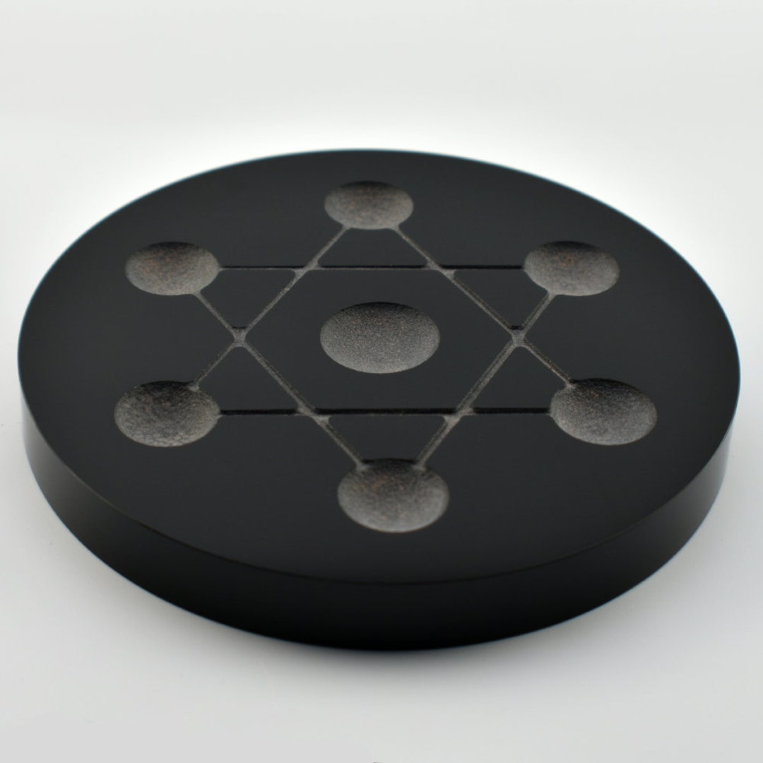 Obsidian 7 Stars Array Base Seven Chakra Reiki Healing Crystal Ball ...