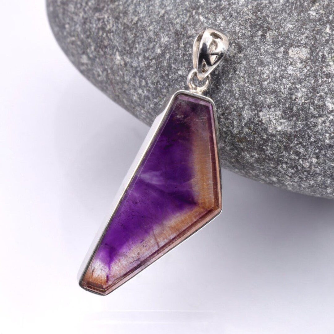 Melody Stone | Super Seven Crystal Double-sided Set in Sterling Silver ...