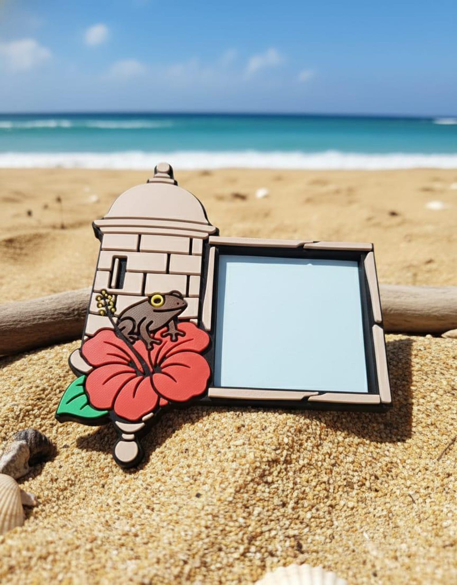 Puerto Rico Morro & Coqui 3D Printed Sticky Note Holder - Etsy