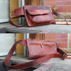 Handmade Shoulder Wallet for Phone and Passport, Leather Smartphone ...