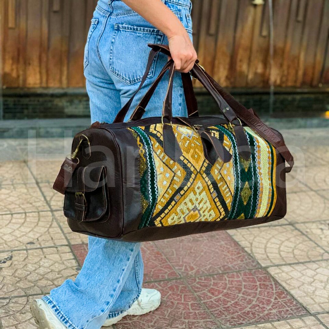 Kilim Travel Bag Carpet Bag Weekender Bag for Woman Weekend - Etsy