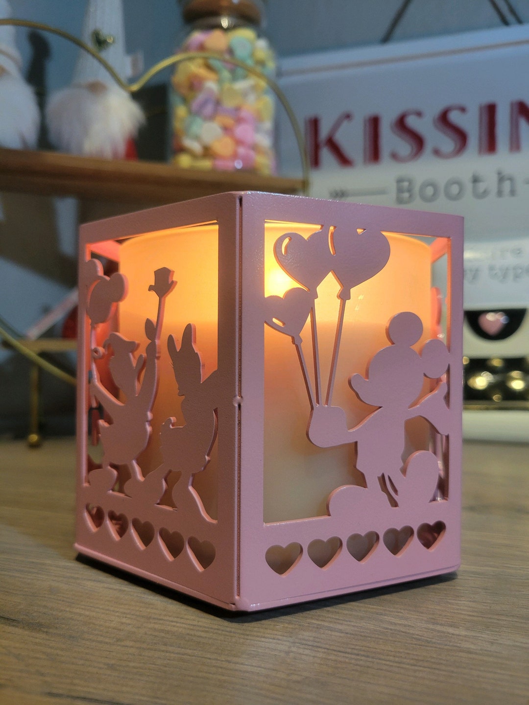 Disney Valentine Candle Holder - Etsy
