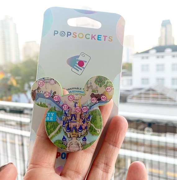 Disney Phone Grips Magic Kingdom Park Map Collection | Etsy