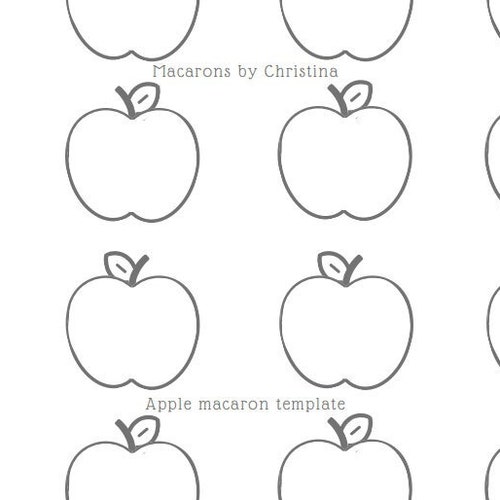 Ghost Macaron Template Printable Templates