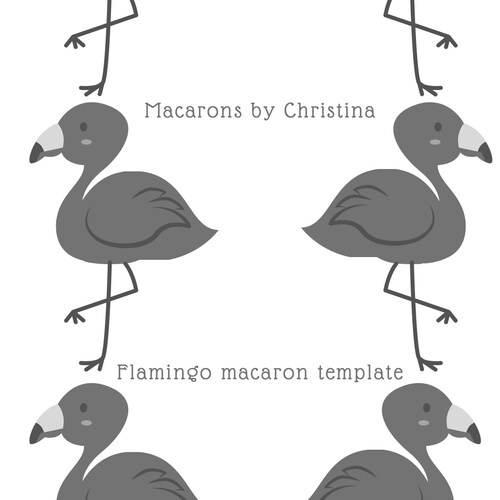 Apple Macaron Template - Etsy