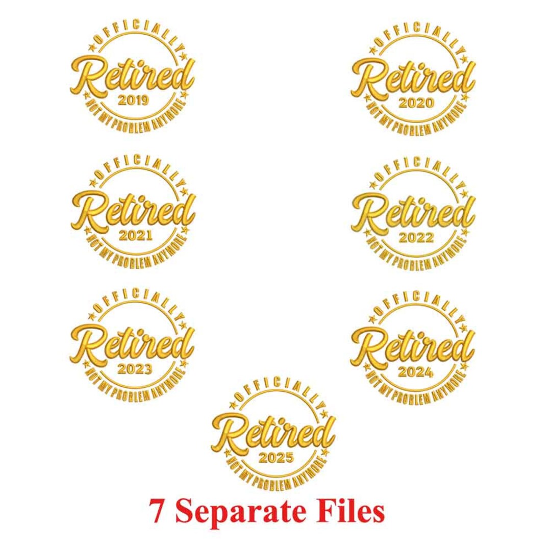 2025 Retried Officially Gift Machine Embroidery Design / Not My Problem ...