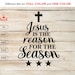 Jesus is the Reason for the Season SVG and PNG Circuit Design ...