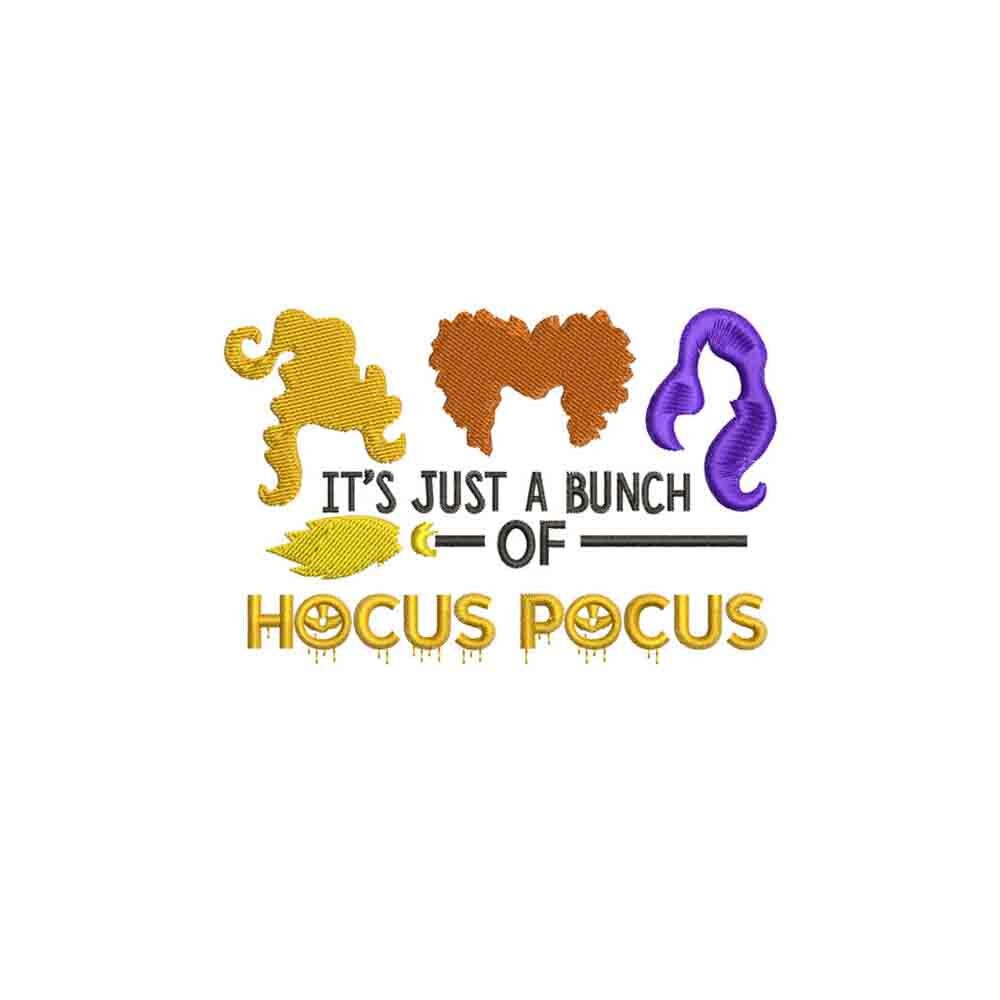 Hocus Pocus Its a Bunch of Machine Embroidery Design / Halloween ...
