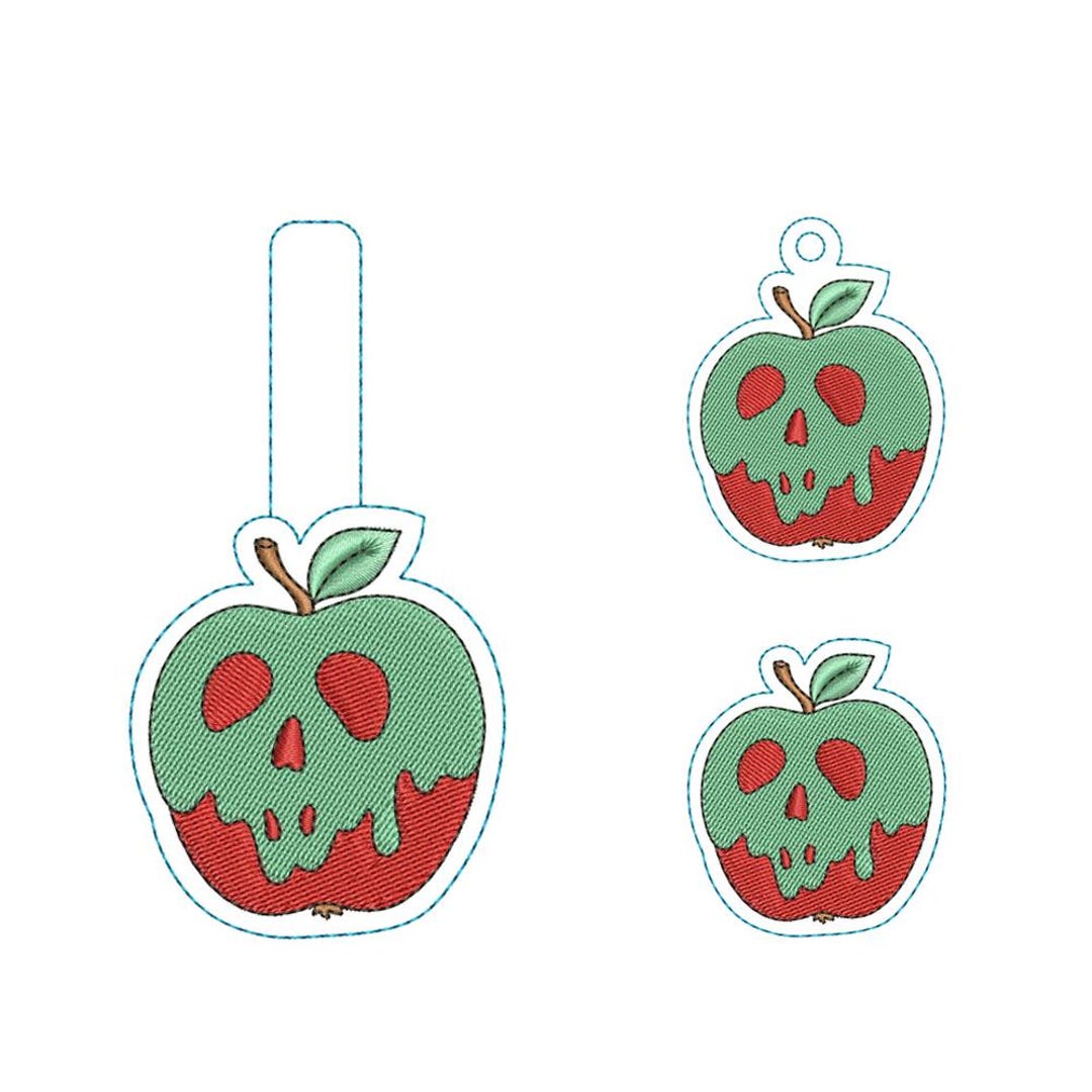 ITH Halloween Poison Keyfob Embroidery Design | Happy Halloween Blood ...
