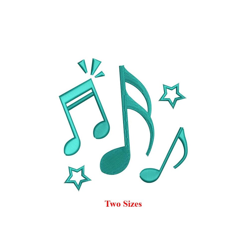 Music Embroidery - Etsy