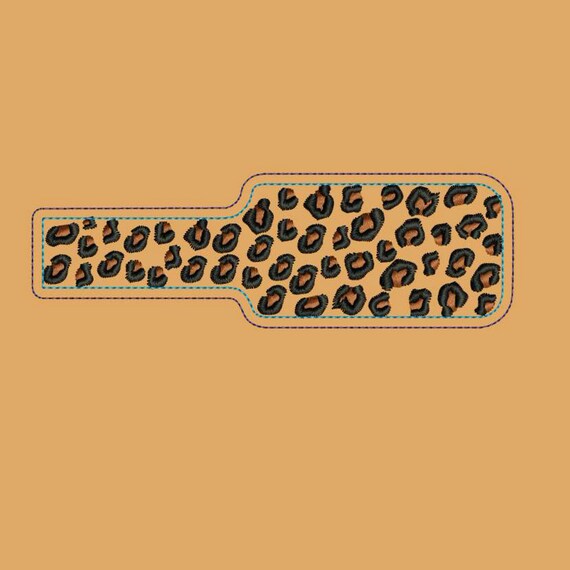 Leopard Keycahin Machine Embroidery Design / Keychain / - Etsy